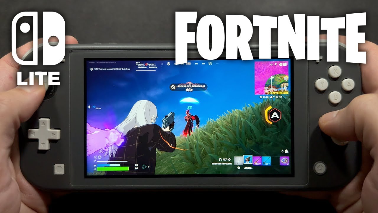 Fortnite on Nintendo Switch Lite #780 - YouTube