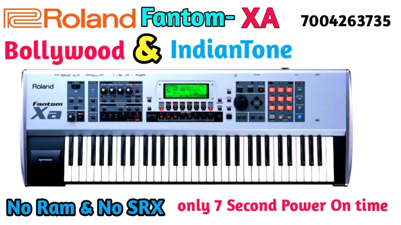 Roland fantom xa Indian tone - YouTube