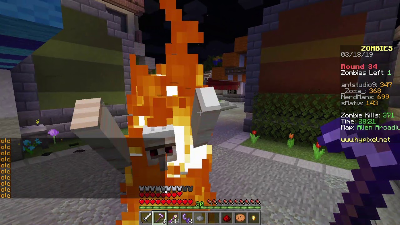 Minecraft hypixel zombies part 3 - YouTube