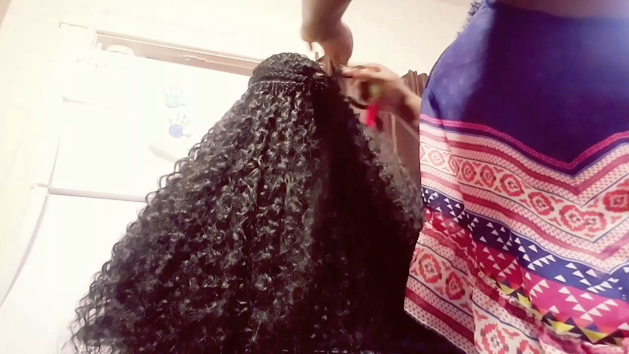 Invisible crochet braids - YouTube