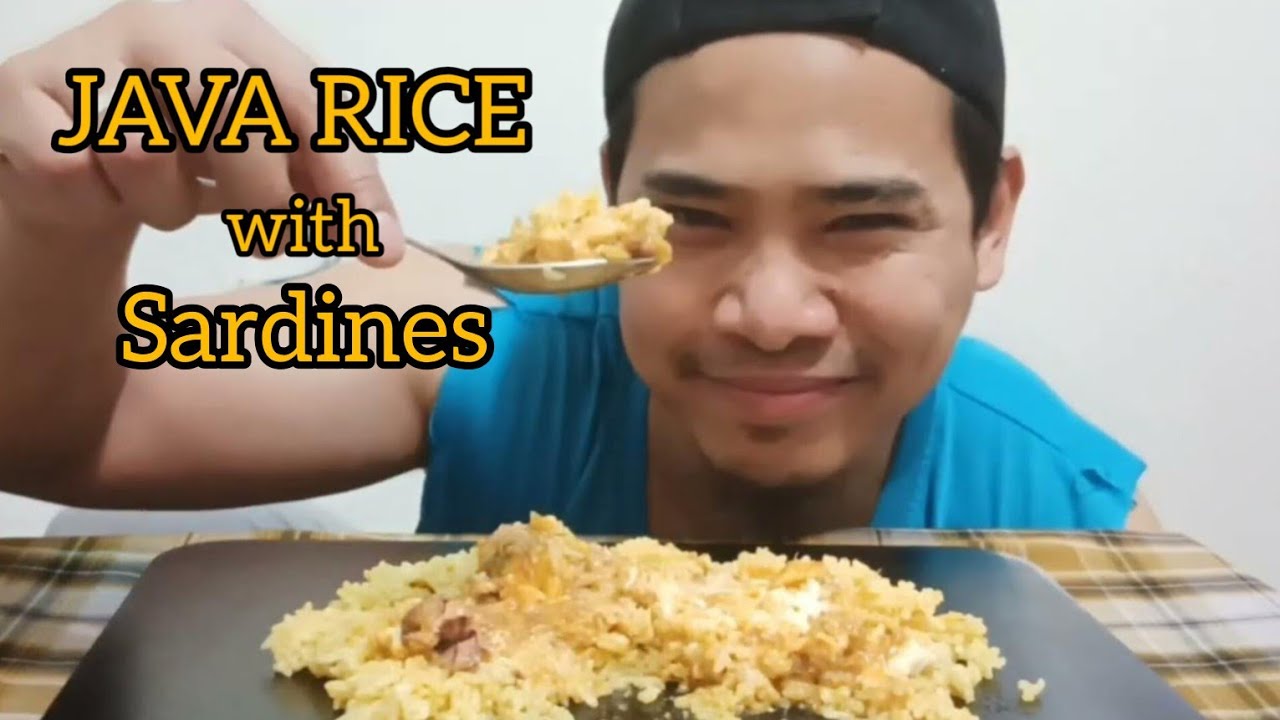 JAVA RICE WITH GINISANG SARDINAS...SUPER SARAP - YouTube