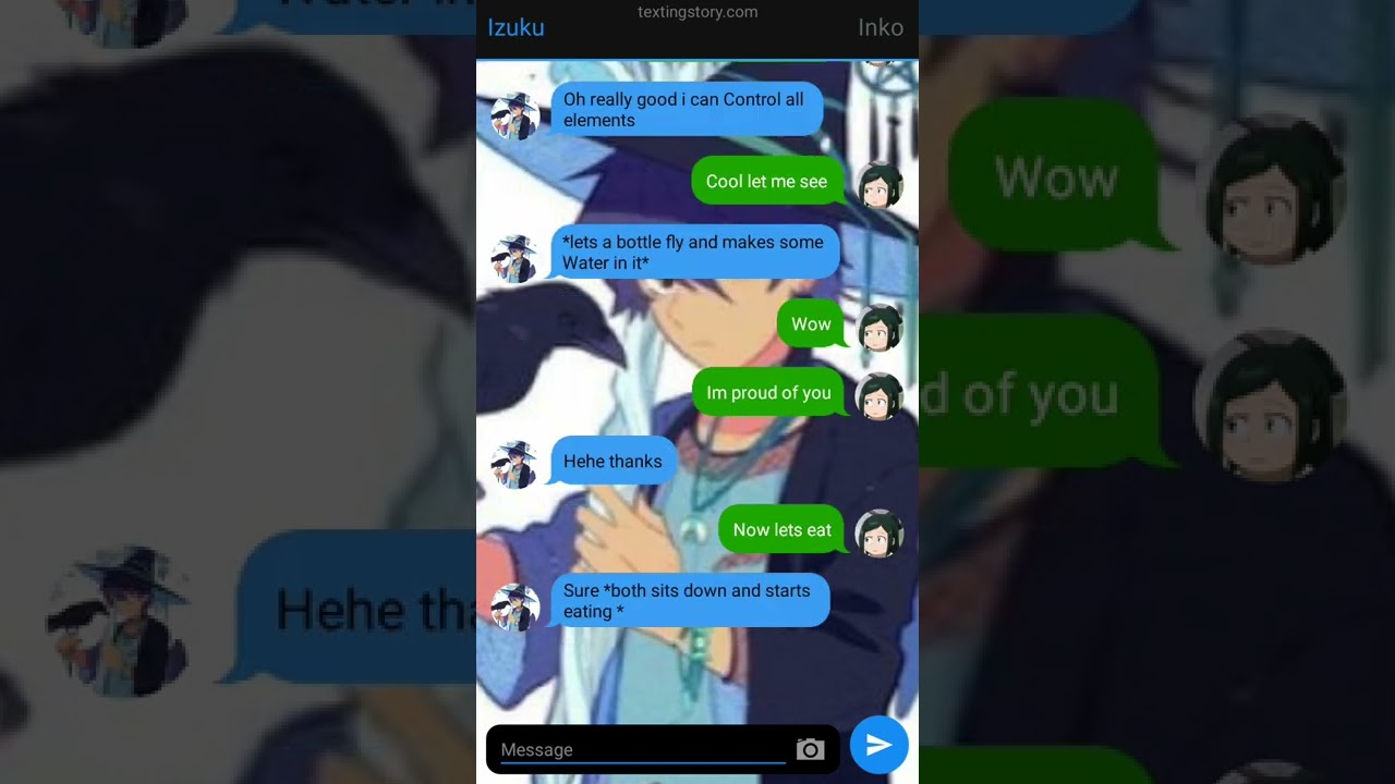 Wizard Deku Part 1 Texting Story - YouTube