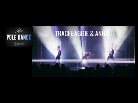 Miss Pole Dance America 2016 Troupe - Tracee Aggie & Anna - YouTube