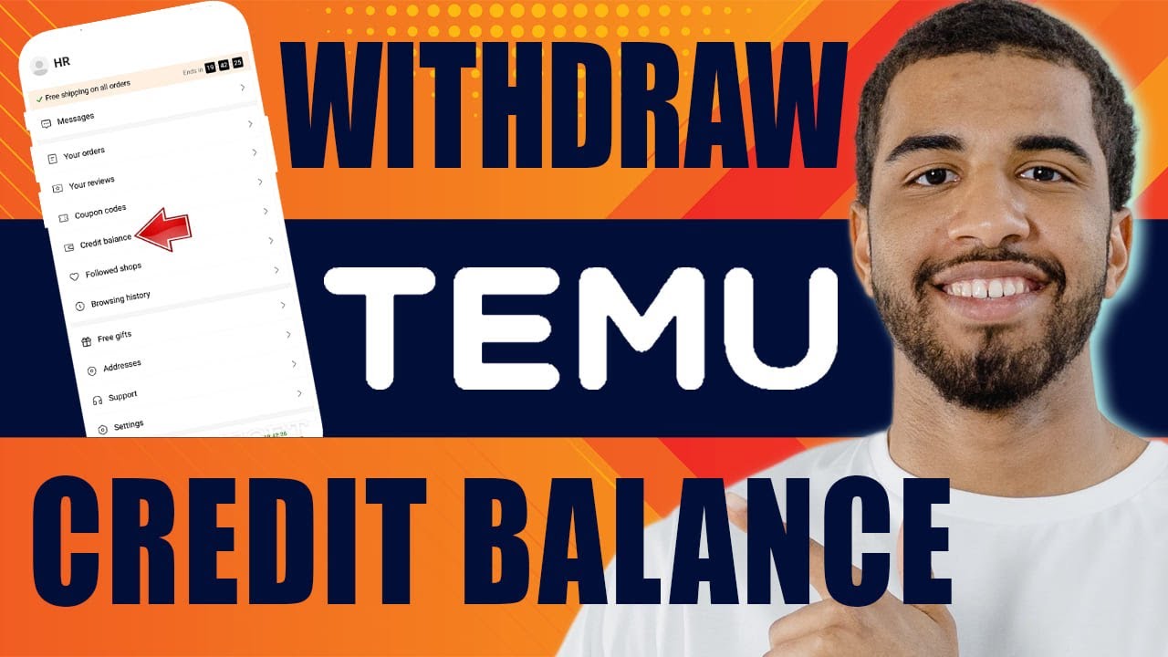 How to Withdraw Temu Credit Balance | Money Cashout (2025) - YouTube