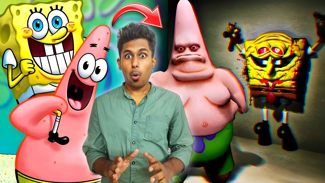 SpongeBob Horror Story😯😯 - YouTube