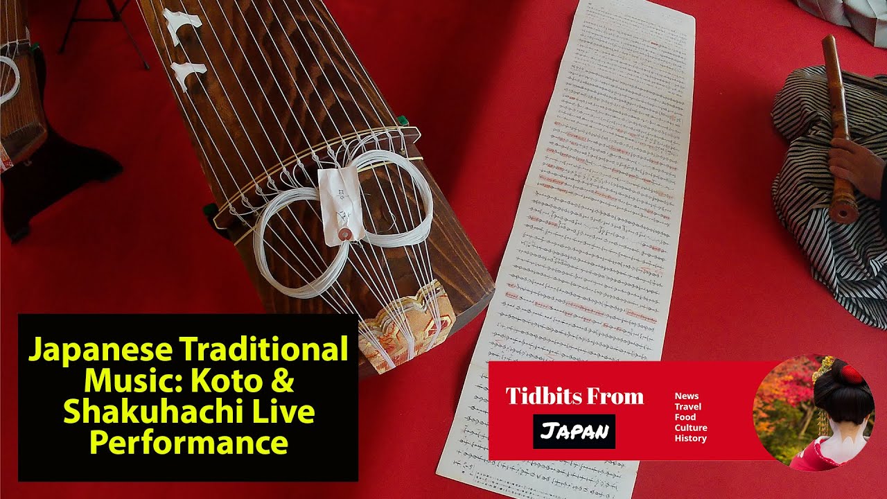 Traditional Japanese Music Koto and Shakuhachi Live Performance - YouTube