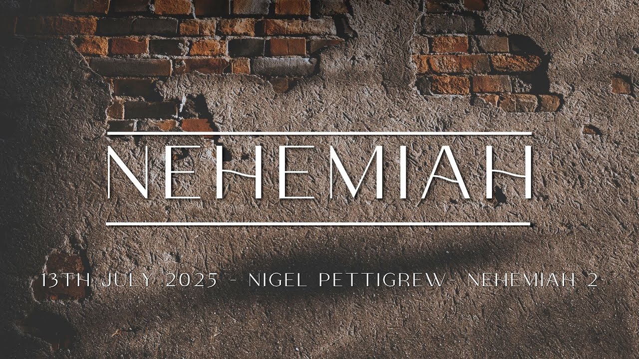 20th July 2025 - Declan Smith - Nehemiah 3 - YouTube