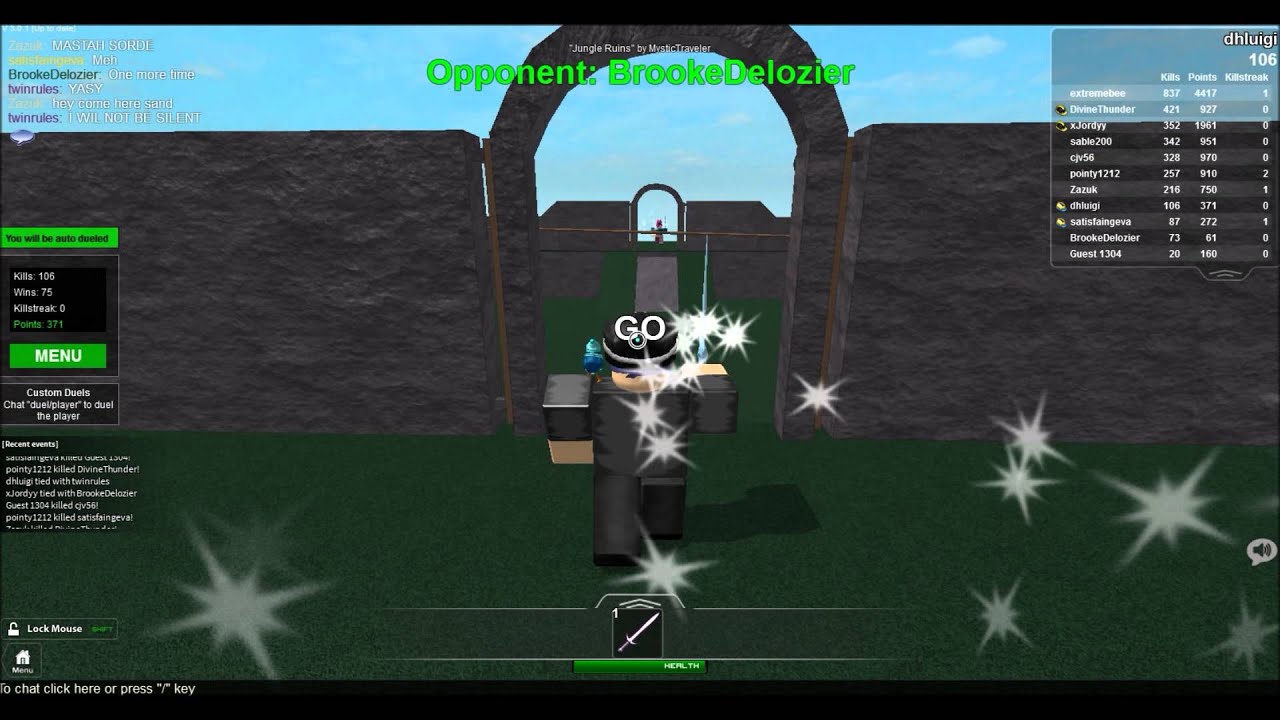 Roblox Gameplay - Intense Sword Fighting! - YouTube