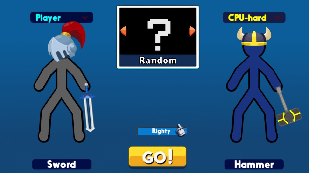 Supreme duelist stickman | sword vs hammer 🔥 Epic mobilegaming - YouTube