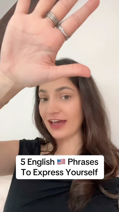 5 English phrases to express yourself even if yo aren’t fluent yet in English 🇺🇸 - YouTube