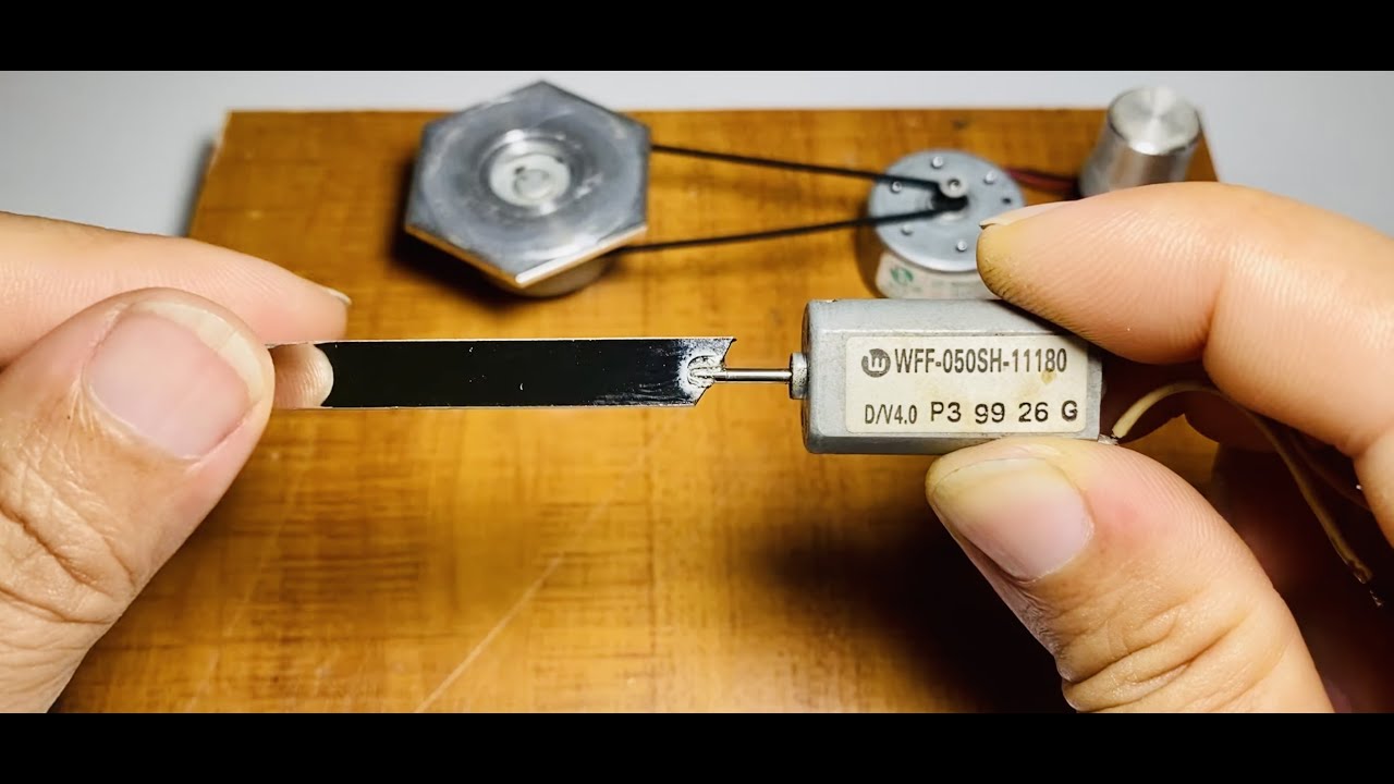 With only motor and laser light you can do this amazing thing yourself ...