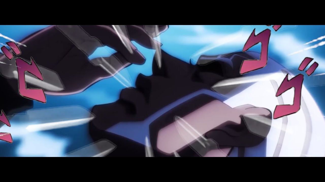 Jotaro THROWS Knives at Pucci - YouTube