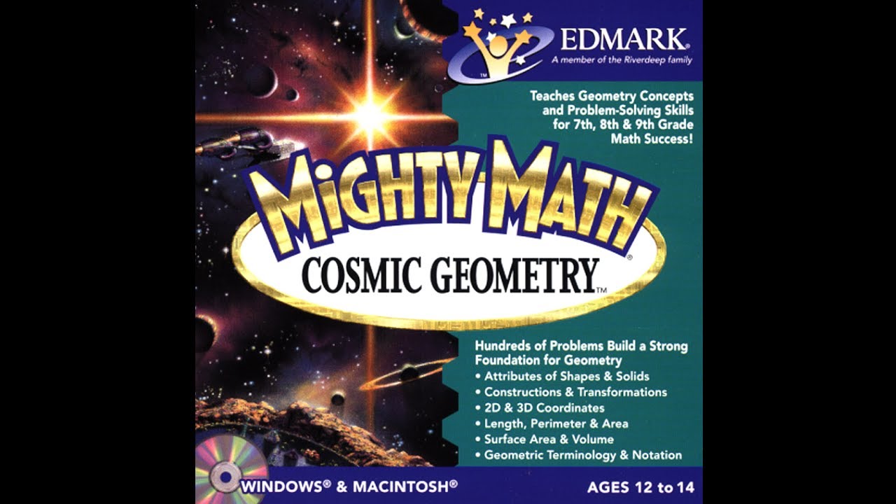 Mighty Math Cosmic Geometry (1996) [PC, Windows] longplay - YouTube