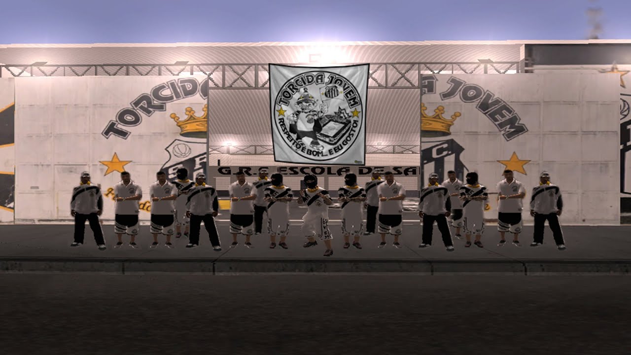 TORCIDA JOVEM DO SANTOS - GTA TORCIDAS 2023 - YouTube