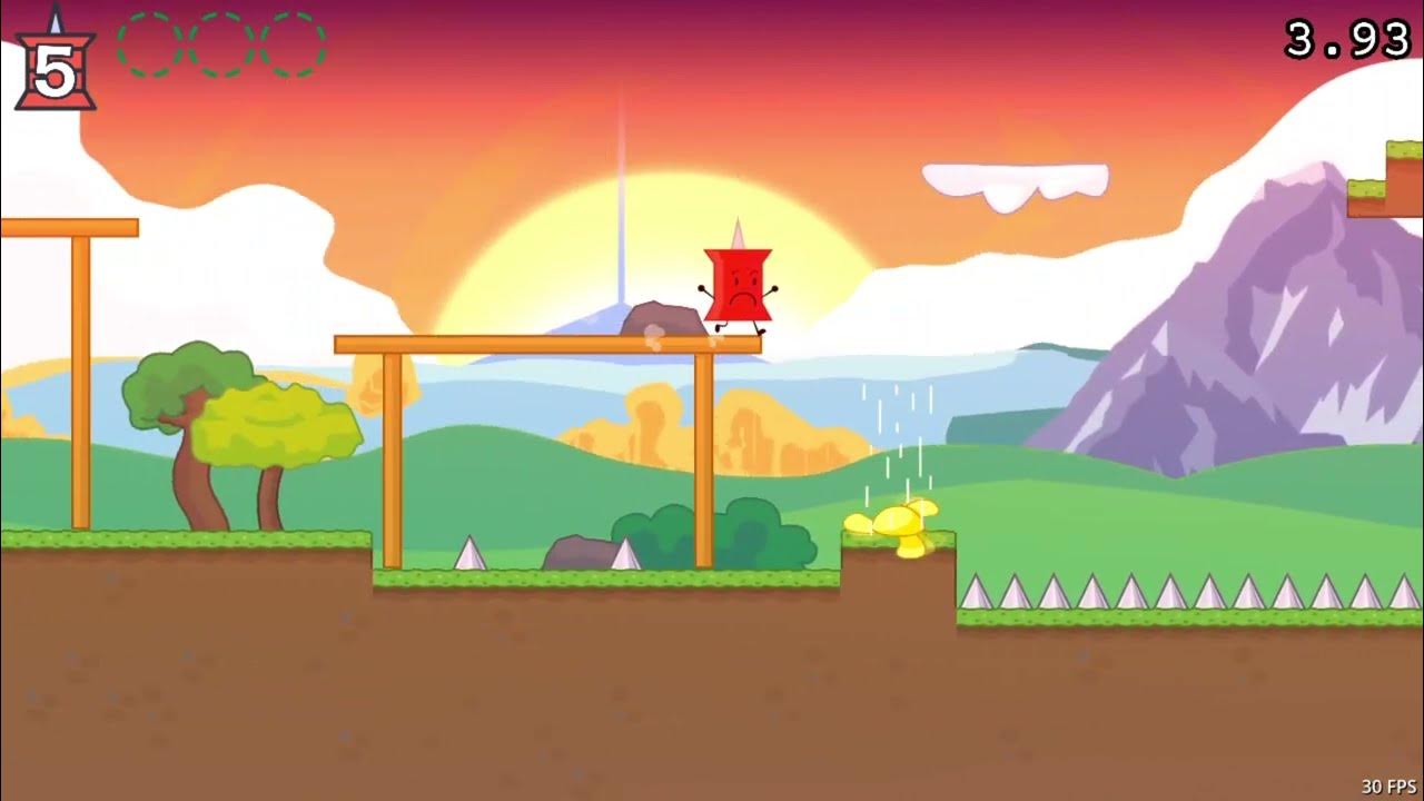 BFDI: Branches (DEMO) - Spikes n Spikes Speedrun!!! - YouTube