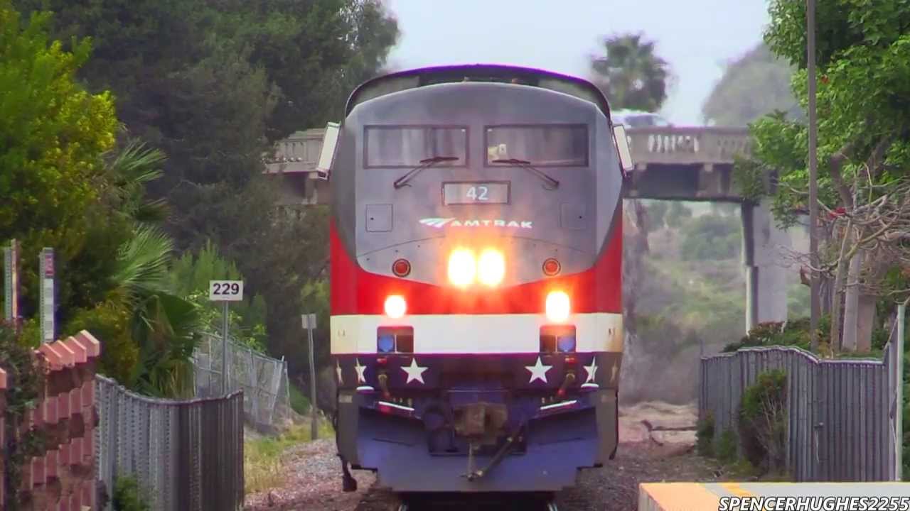 Amtrak 42 CHASE !!! (Santa Ana to San Diego) - YouTube