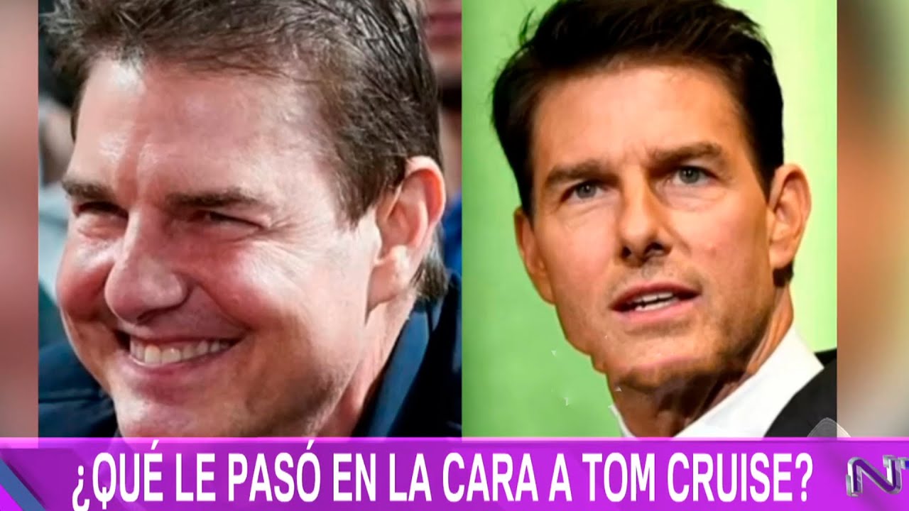 ¿Qué se hizo Tom Cruise en la cara? Se mostró irreconocible por una ...