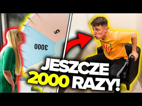 KOŁO FORTUNY DECYDUJE ILE RAZY MUSISZ USIĄŚĆ!