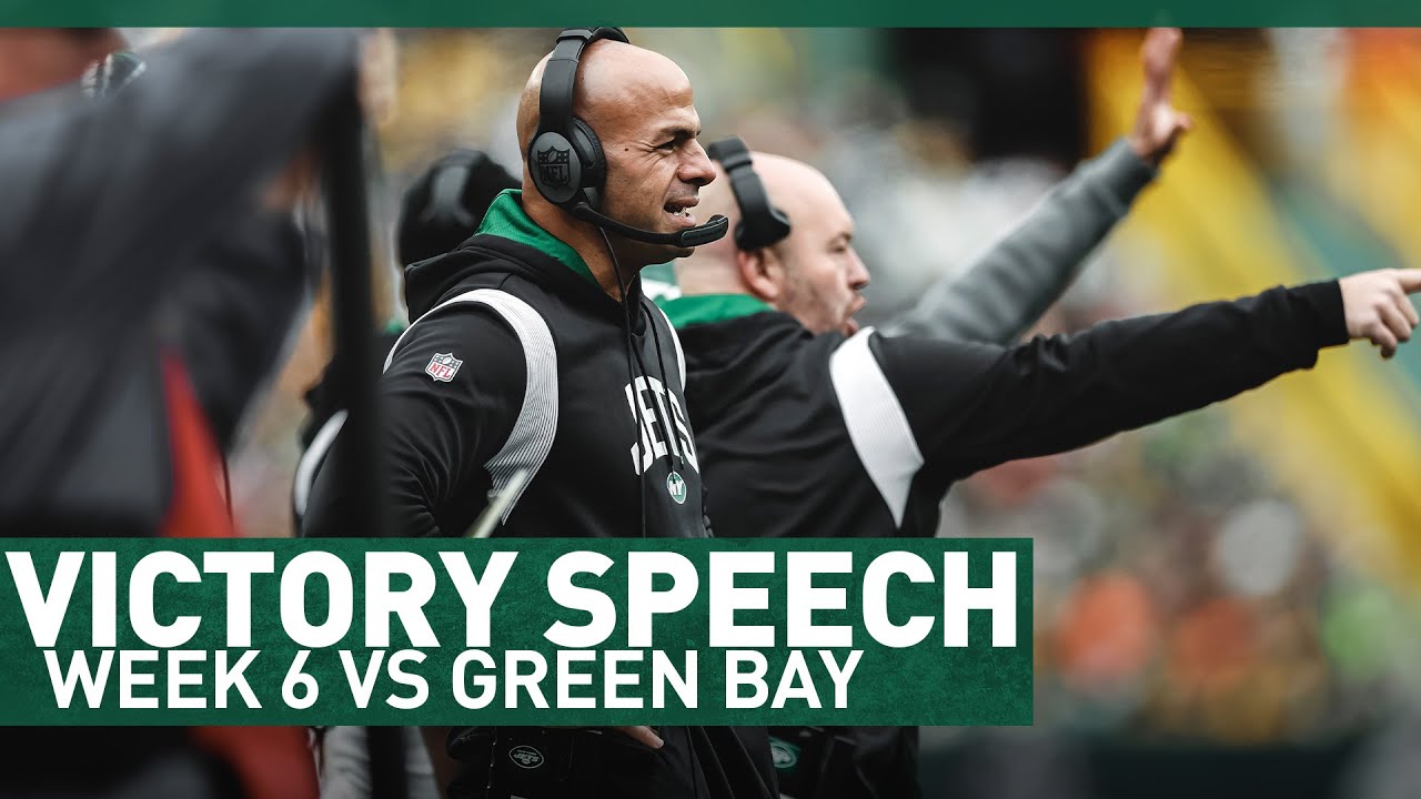 "60 Minutes At It's Finest" | Victory Speech vs Packers | The New York ...