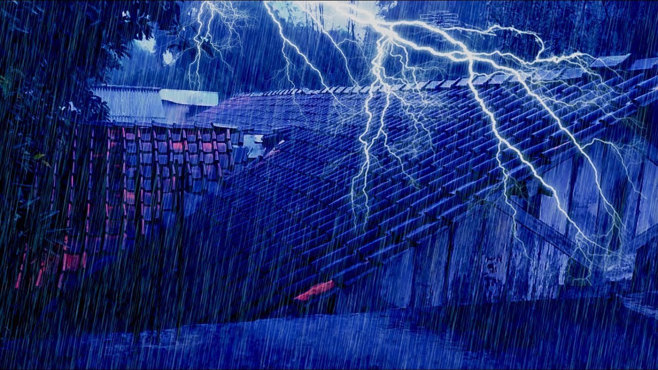 Powerful Rain And Thunder Sounds for Sleeping - Sleep Instantly With ...