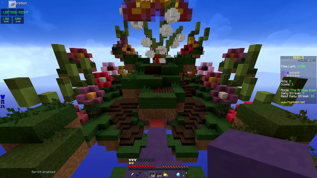 Wall Running (Hypixel Bridge) - YouTube