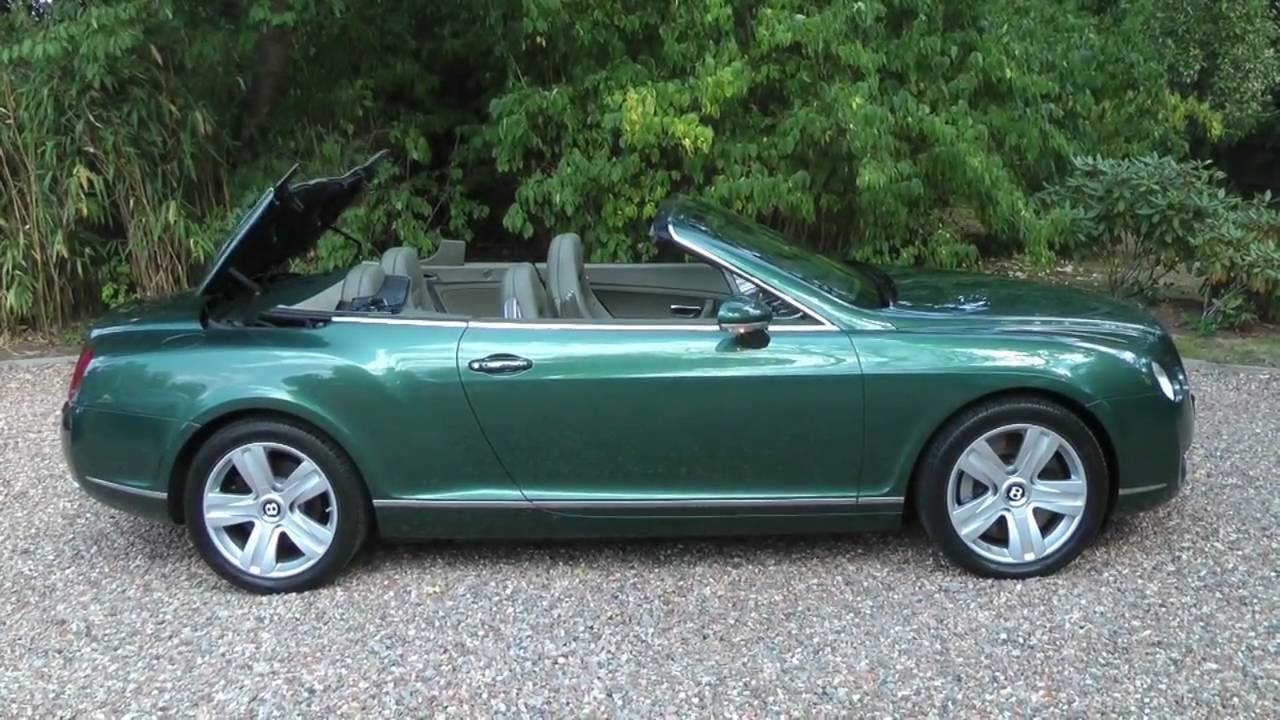 BENTLEY GTC SPRUCE GREEN METALLIC - YouTube