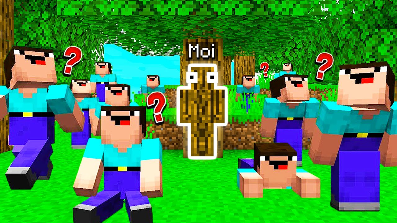 Minecraft mais je joue a cache cache !! | Map Minecraft - YouTube