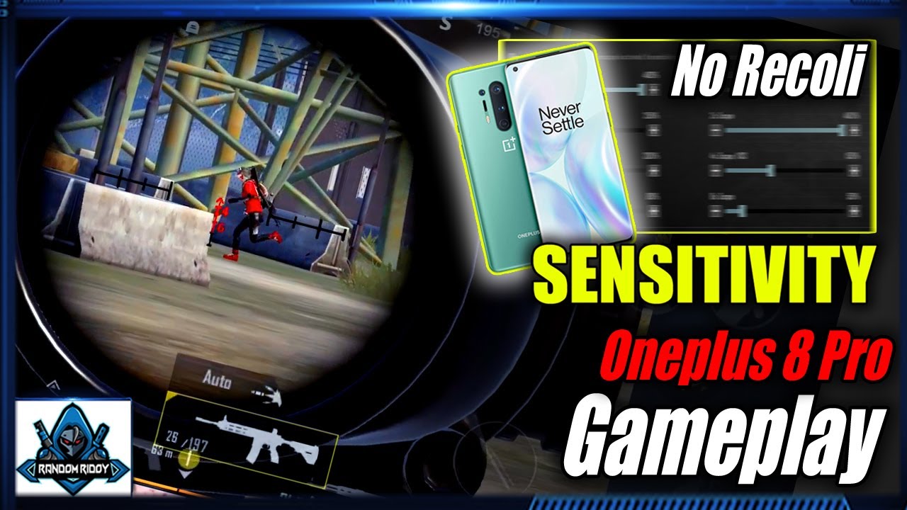 PUBG Mobile Zero Recoil SENSITIVITY FOR Oneplus 8 Pro And Gameplay - YouTube