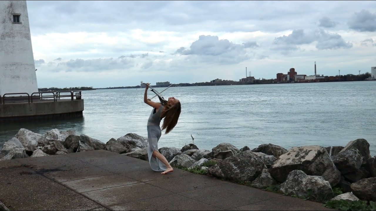 Here Comes the Rain Again - Electric Violin Cover - Elise Komer - YouTube