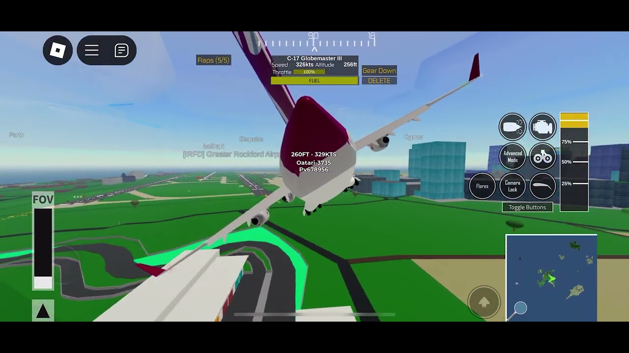 Playing the new pilot training flight simulator update - YouTube