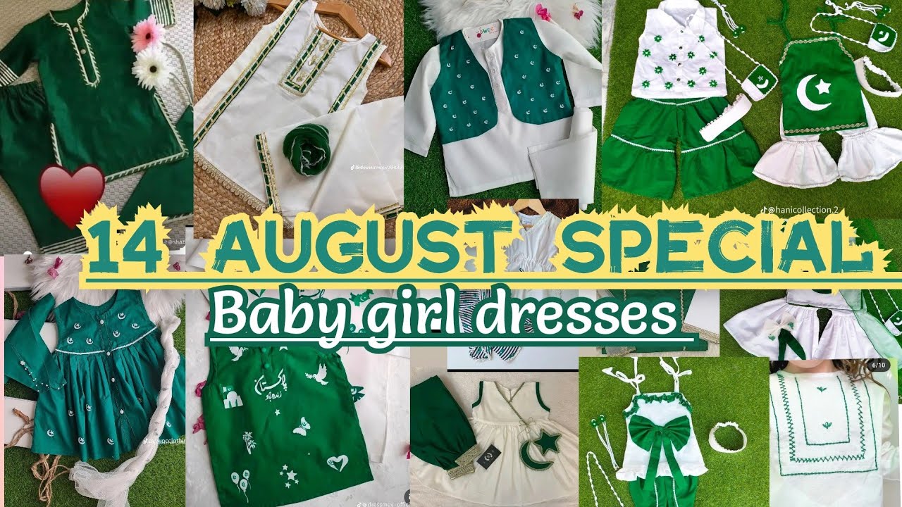 14 August baby girl dresses designs |independence Day special dresses ...