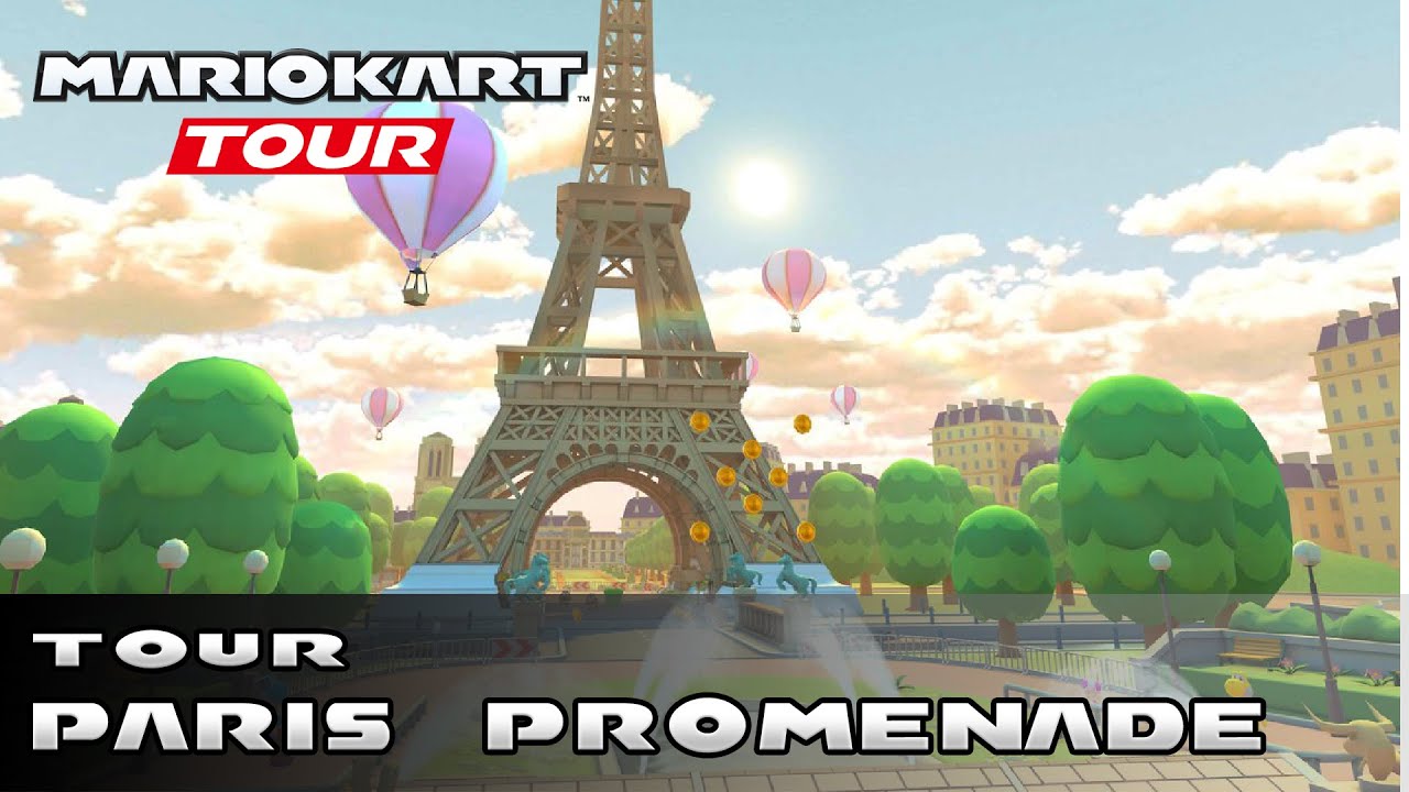 Mario Kart Tour - Paris Promenade (All Variants) - YouTube