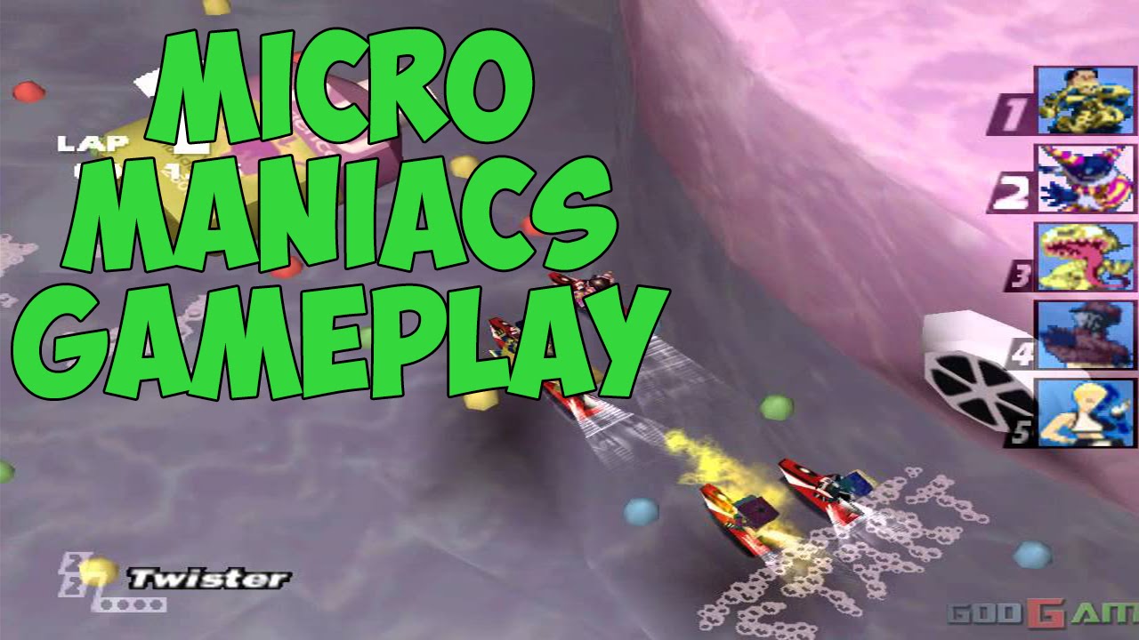 PS1: Micro Maniacs Gameplay - YouTube