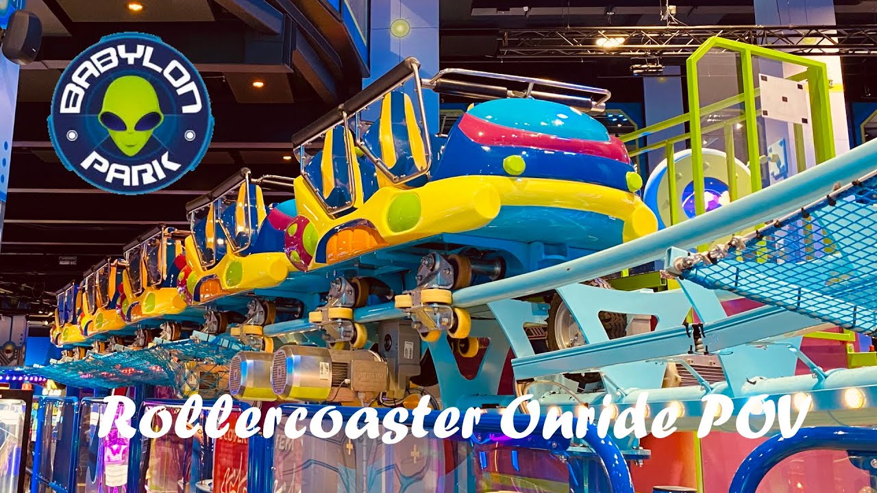 Babylon Park Roller Coaster onride POV - YouTube