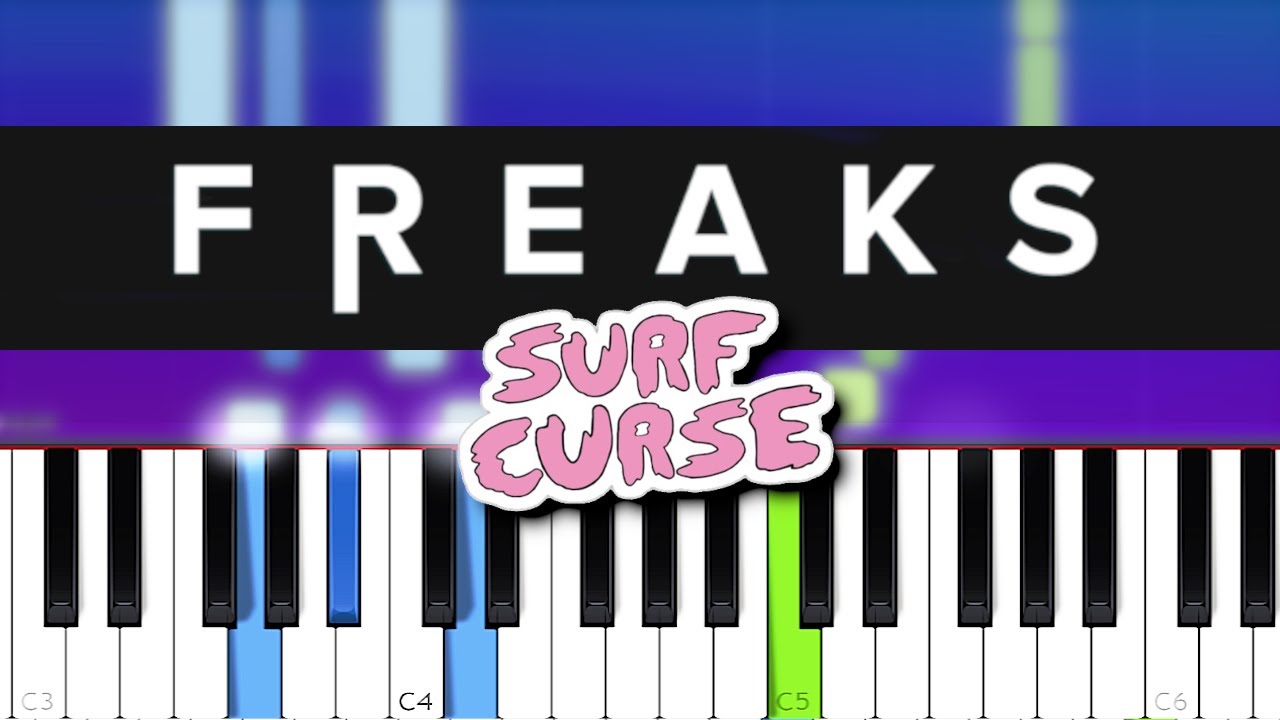 Surf Curse - Freaks (Piano tutorial) - YouTube