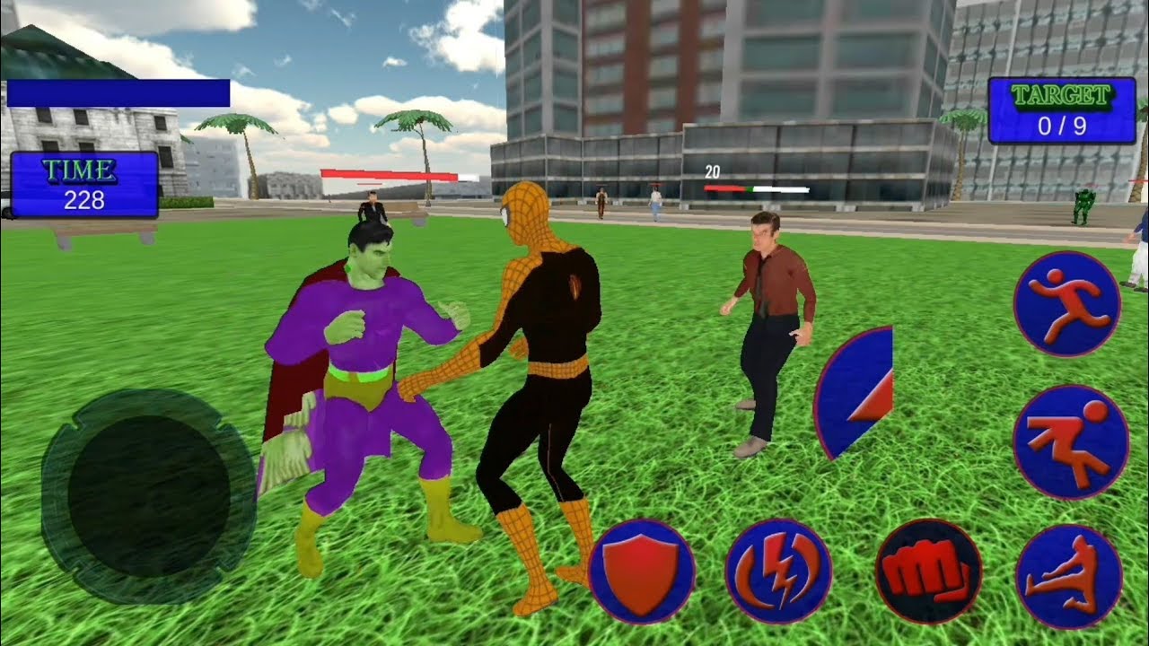 Flying Spider Hero Vs Superheroes | Spider Hero City Missions - Best ...