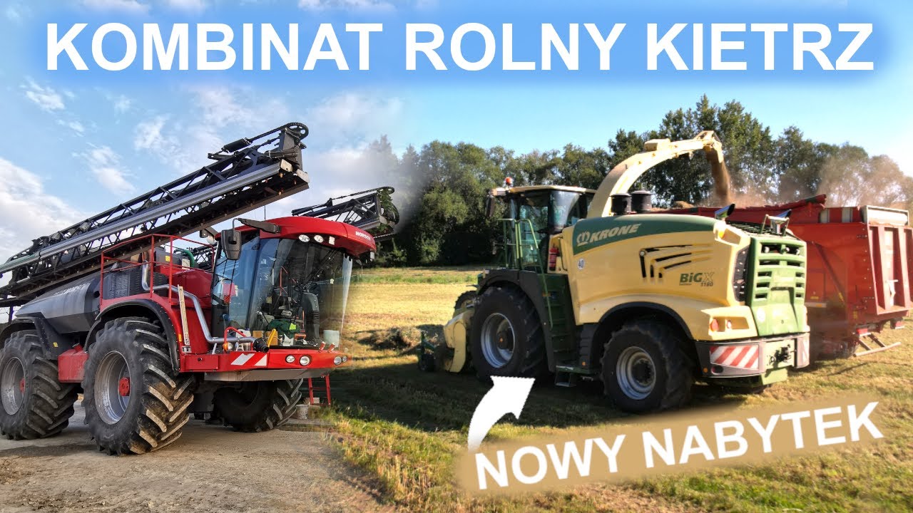 🇵🇱Kombinat Rolny Kietrz🇵🇱 | SPRAYING AND GRASS silage | NOWY NABYTEK ...