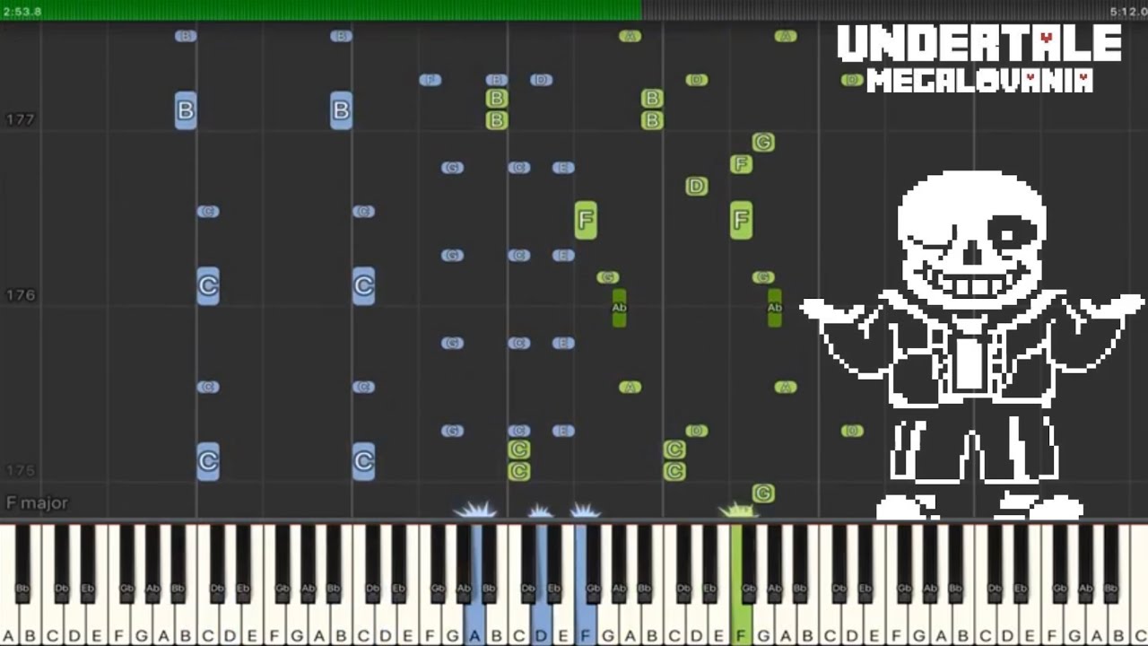 Megalovania - Undertale [Easy Piano Tutorial] Sheet Music Available ...