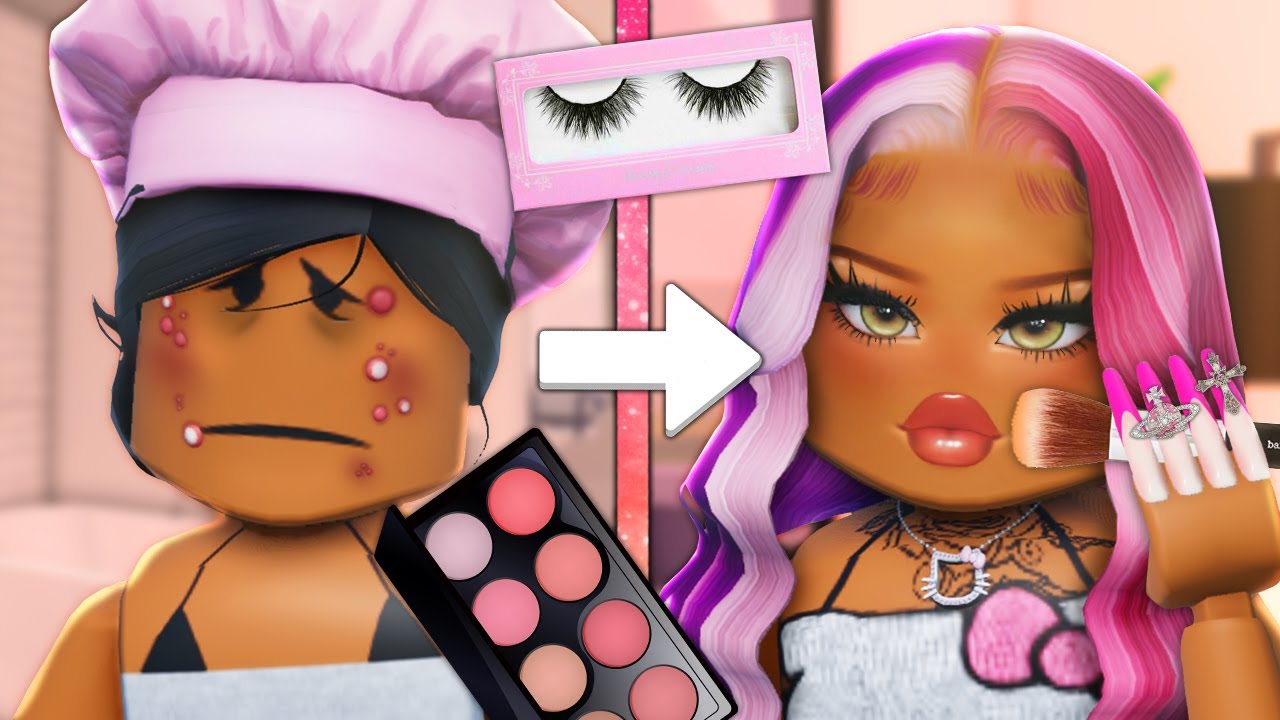MY NEW BADDIE GLOW UP ROUTINE (Berry Avenue) - YouTube
