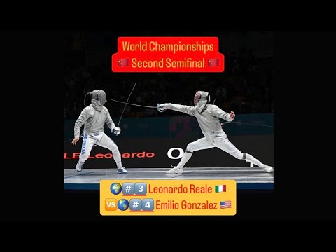 World Champs 2025 CMS - L4 - Leonardo Reale ITA v Emilio Gonzalez USA ...