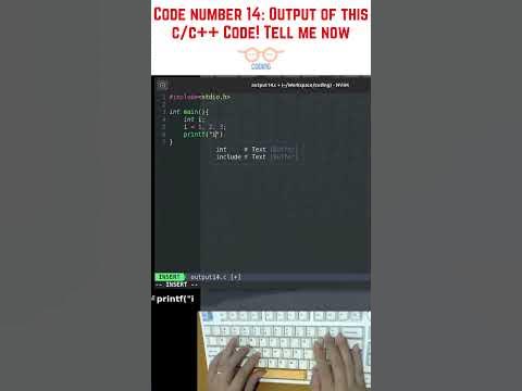 Code number 14: Output of this c/c++ program. Tell me now! #shorts #programming #coding #c - YouTube