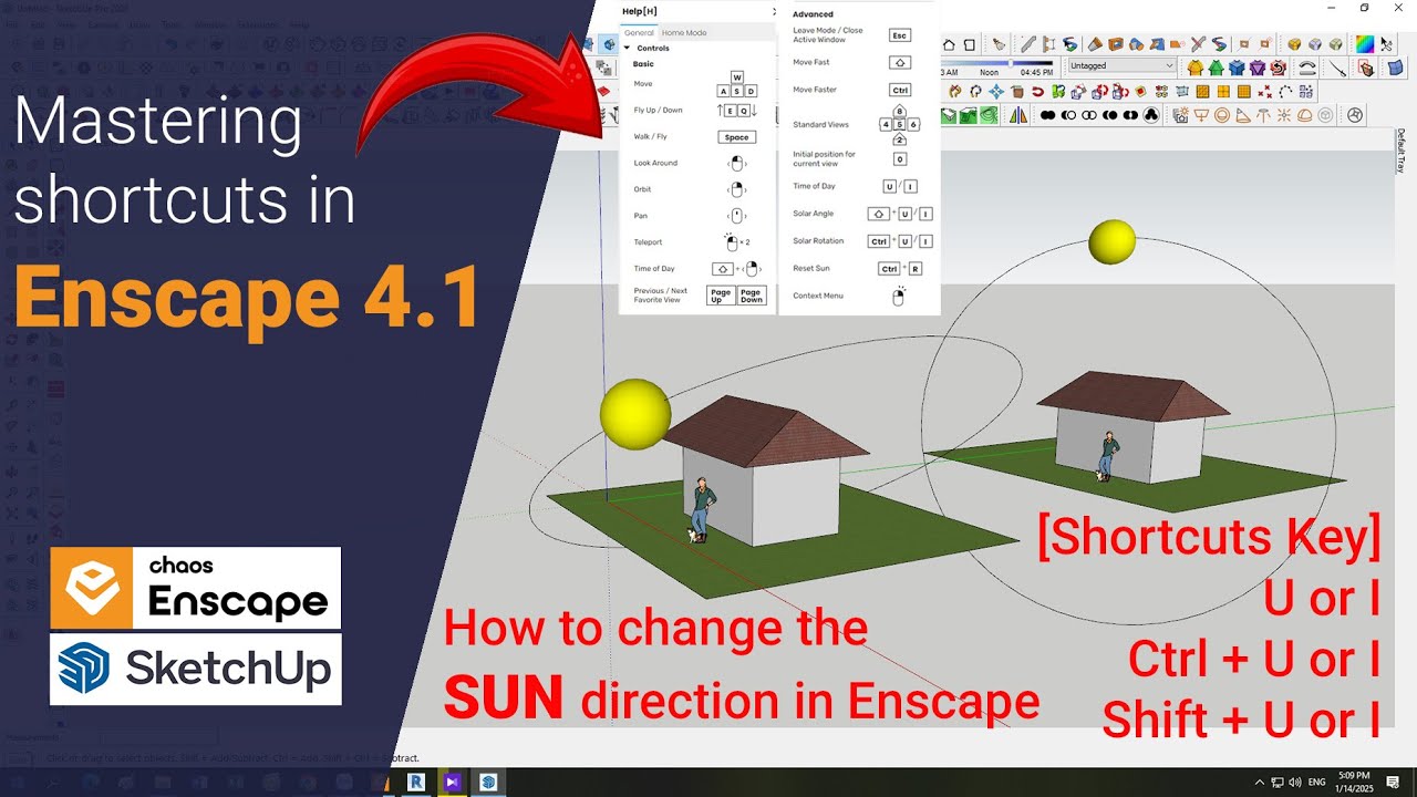 ENSCAPE TUTORIALS | Buổi 2: Thành Thạo Các Phím Tắt Điều Khiển Trong ...