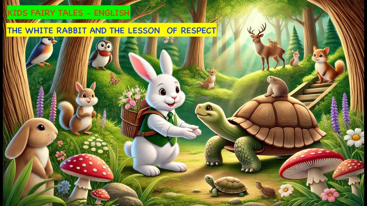 KIDS FAIRY TALES - THE WHITE RABBIT AND THE LESSONS OF RESPECT ...