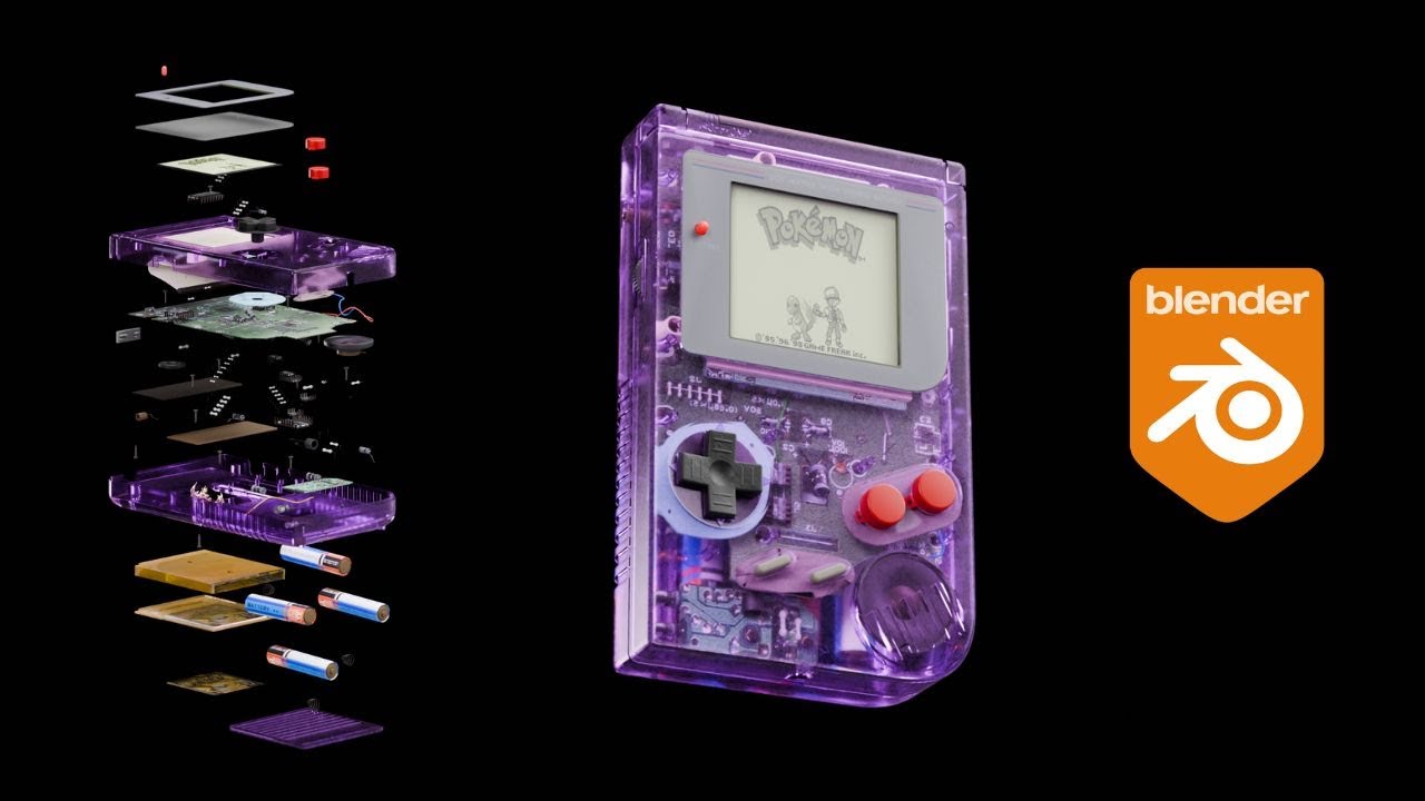 How a Game Boy Works - 3D Exploded animation - YouTube