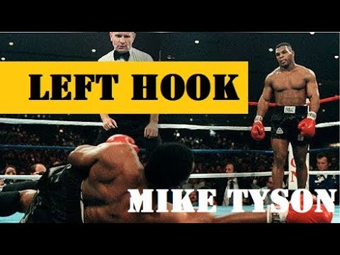 MIKE TYSON CRAZY LEFT HOOK KNOCKOUTS - YouTube