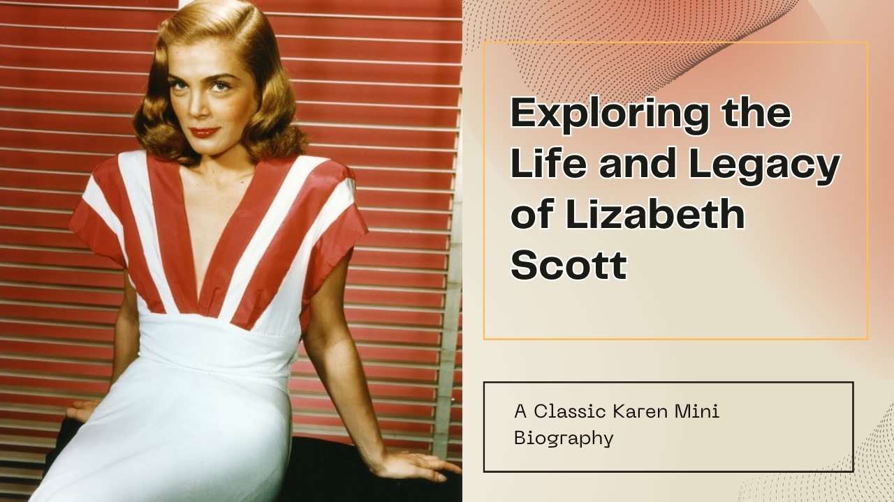 Lizabeth Scott: The Enigmatic Star of Film Noir - YouTube