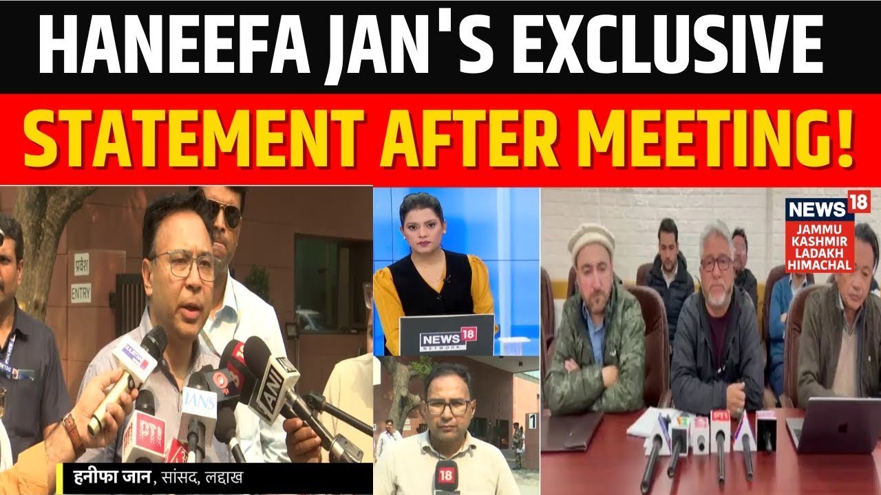 Ladakh Breaking: Haneefa Jan's Big Statement After MHA Meeting! | Sonam ...