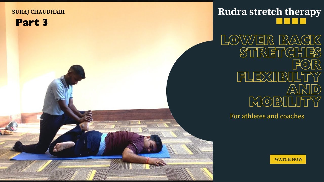 5 Minutes Lower back stretches for Post workout || relax lower body in ...