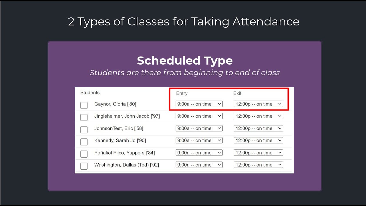 SiD Admin: Add Class Attendance - YouTube