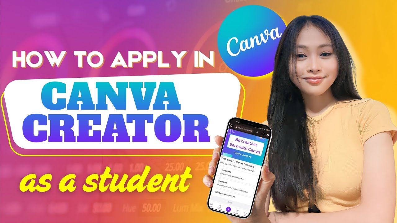 HOW TO BECOME A CANVA CREATOR AS A STUDENT | 2024 | CANVA EDITOR # ...